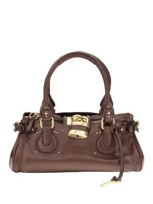 Chloé Paddington Leather Handbag - Multicolor