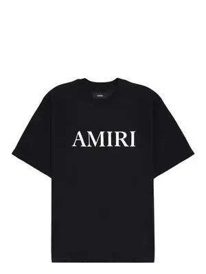 Amiri T-shirt Con Logo - Black