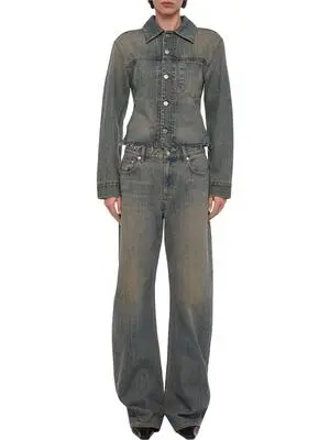 Helmut Lang Relaxed Bootcut Jeans - Blue