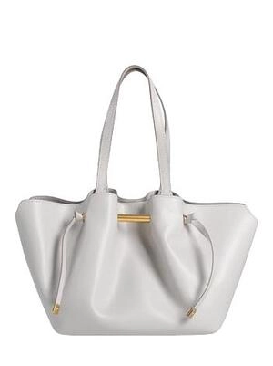 GIANNI CHIARINI Leather Tote Bag - Grey