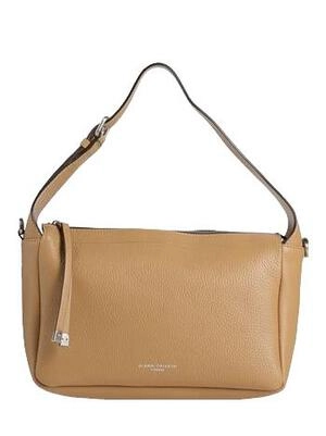 GIANNI CHIARINI Pebbled Leather Handbag - Beige