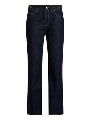 Just Cavalli Cotton Denim Tapered Jeans - Blue