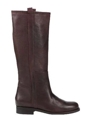 DIVINE FOLLIE Leather Riding Boots - Brown