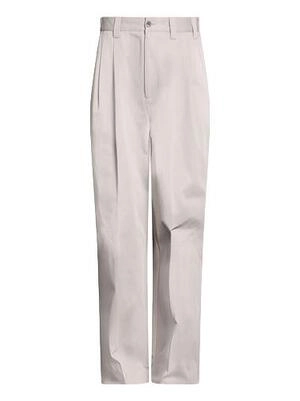 MAISON MARGIELA Cotton Gabardine Tailored Pants - Grey