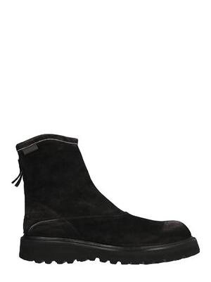 Premiata Leather Ankle Boots - Black