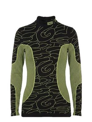 GCDS X WOLFORD GCDS X WOLFORD Polyamide Elastane T-Shirt