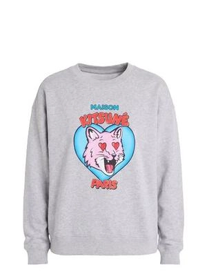 Maison Kitsuné Cotton Sweatshirt - Grey