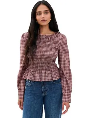 Rails Tabi Blouse - Rust Rose