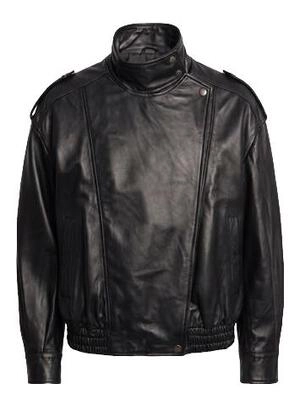 STREET LEATHERS Leather Casual Jacket - Black