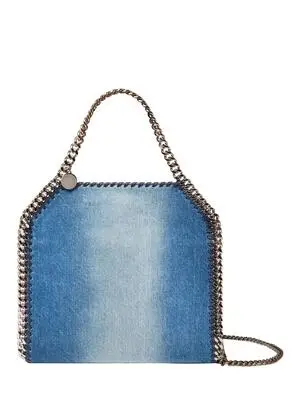 Stella McCartney Falabella Denim Mini Tote Bag Blue