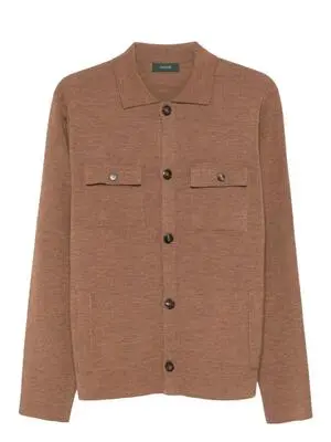 ZANONE Virgin Wool Cardigan - Brown