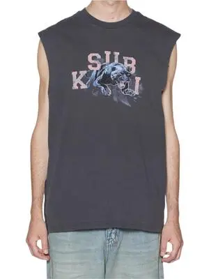 Ksubi Sleeveless T-shirt - Black