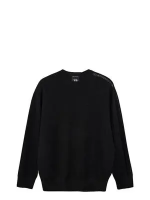 Y3 Knit Crewneck Jumper - Black