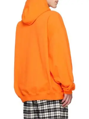 Vetements Graphic-print Hoodie - Orange