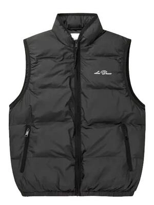 LES DEUX Sleeveless Puffer Waistcoat - Black