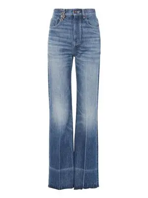 Chloé High-waisted Bootcut Jeans - Blue