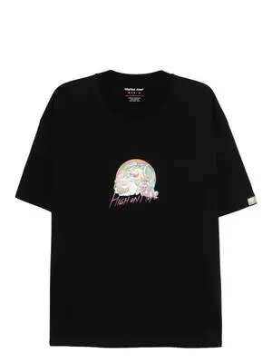 Martine Rose Graphic Printed Crewneck T-shirt - Black