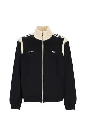 Adidas X Wales Bonner Zip-up Long-sleeved Sweatshirt - Night Navy