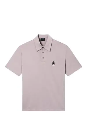 Armani Exchange Button Polo Shirt - Pink
