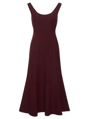 Roland Mouret Strapless Mid-length Dress - Brown