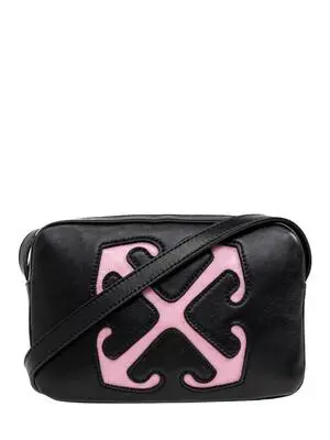 Off-White Metropolitan Camera Logo Patch Crossbody Bag - Black