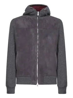 Brunello Cucinelli Zip-up Hooded Jacket - Black