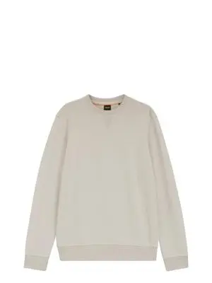 Hugo Boss Westart Crew-neck Logo-detail Sweatshirt - Light Gray