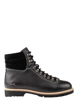 Paul & Shark Leather Booties - Black