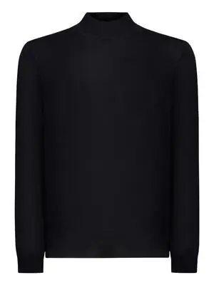 ZANONE Mock-neck Sweater - Black