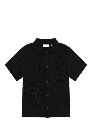LES DEUX Short-sleeved Shirt - Black