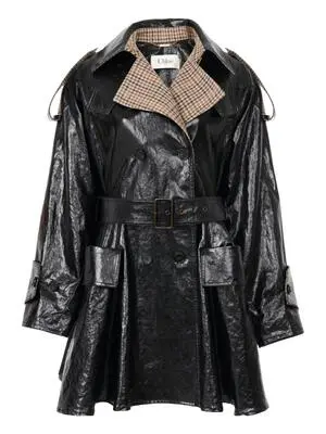 Chloé Double-breasted Short Riding Coat - Black