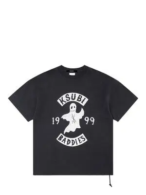 Ksubi Baddies Ekcess Ss Tee Faded - Black