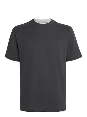 Eleventy Cotton T-shirt - Grey