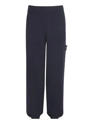 STONE ISLAND Virgin Wool-blend Compass Sweatpants