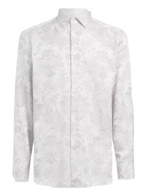 Etro Cotton Jacquard Shirt - White