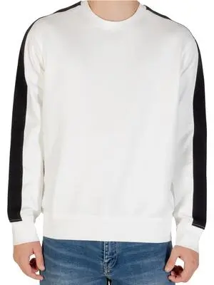 Armani Exchange Striped Sweatshirt - White
