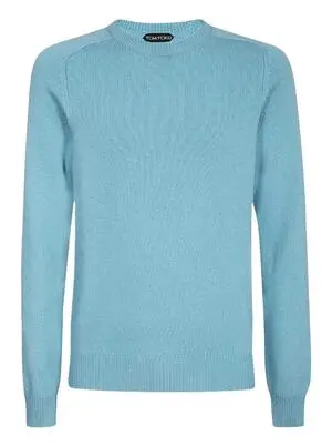 TOM FORD Round Neck Sweater - Blue