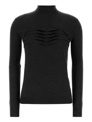 JIL SANDER JIL SANDER Wool Blend Sweater Gray
