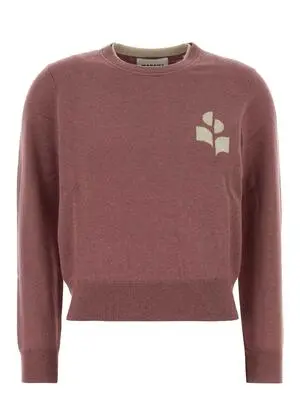 Isabel Marant Étoile Antiqued Cotton Blend Lanta Sweater - Pink