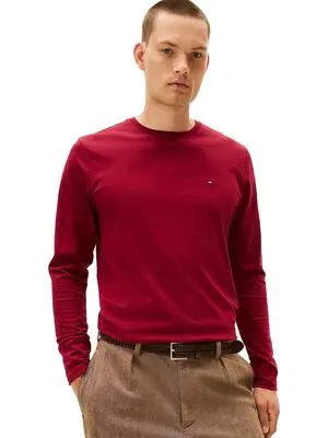 Tommy Hilfiger Long-sleeve Everyday T-shirt - Rouge