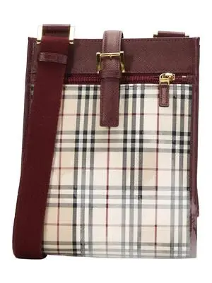 Burberry Burberry House Check Jacquard Crossbody Beige