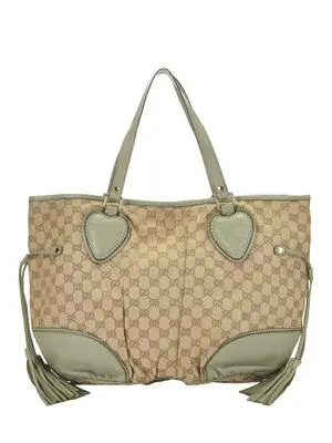 GUCCI Gucci Original GG Canvas Tribeca Tote Large