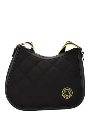 Hermès Woolycot Horseback Shoulder Bag - Black