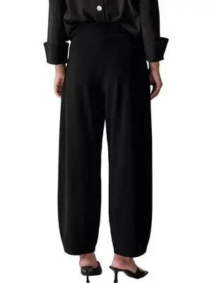 Joseph Ribkoff Elasticated-waist Wide-leg Trousers - Black