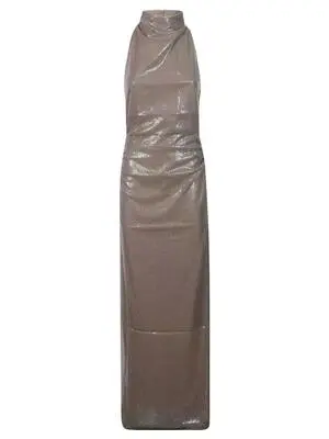 ROTATE BY BIRGER CHRISTENSEN Sequin-embellished Maxi Dress - Grey