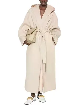 SPORTMAX Sportmax Hooded Belted Coat