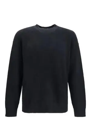 LANEUS Crew-neck Sweater - Black