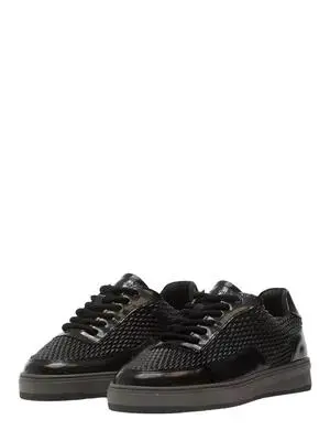 Filling Pieces Mondo Reed Woven-panel Sneakers - Black