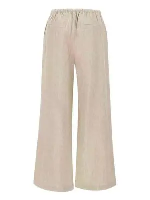 JCSOPHIE Liseron Drawstring-waist Palazzo Pants - Neutrals