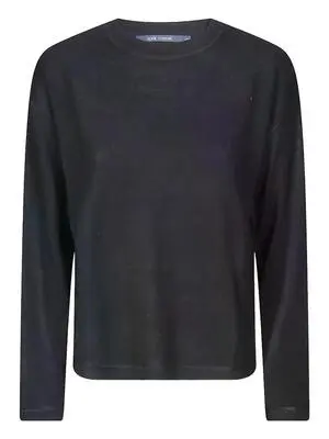 Sofie D'hoore Long-sleeved Wool T-shirt - Black